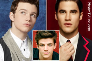 Darren Criss And Chris Colfer Glee
